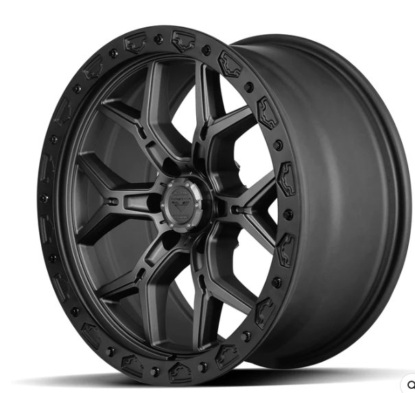 Vorsteiner Offroad 20" VR601BL +12MM Tungsten Graphite -Ford Bronco/F ...
