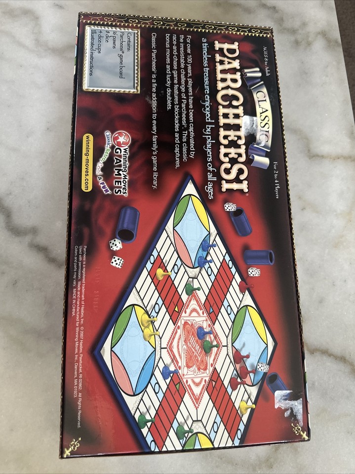 Classic Parcheesi • Winning Moves Games • Has All Pieces • | eBay