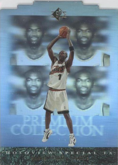 1995-96 SP - Premium Collection Holoview Sherell Ford #34 Die-Cut ...