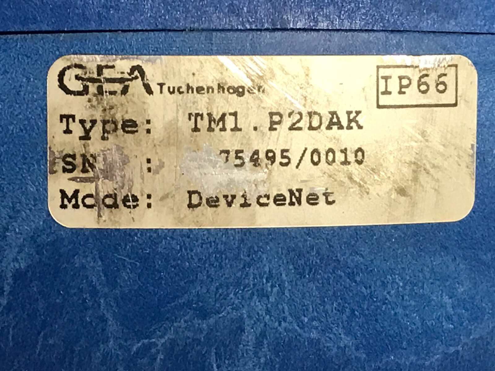 GEA TUCHENHAGEN NLE-DN15-EZ-TM1 P2DAK-06 SHUT-OFF VALVE CONTROLLER ...