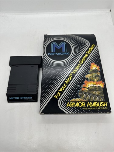 Armor Ambush (Atari 2600, 1982) By M Network Box & Cartridge Minty ...