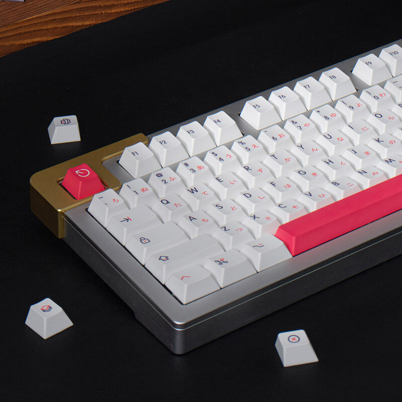 GMK Copy Zinfandel Pink White Keycap Cherry Profile PBT 148pcs/set | eBay