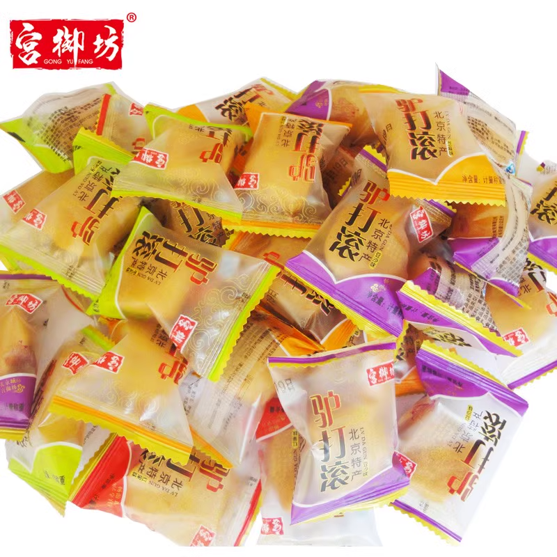 China Leisure Snacks 宫御坊 驴打滚 500g Lv Da Gun中国北京特产 华人传统糯米 休闲小点心 麻薯糕点年糕 ...