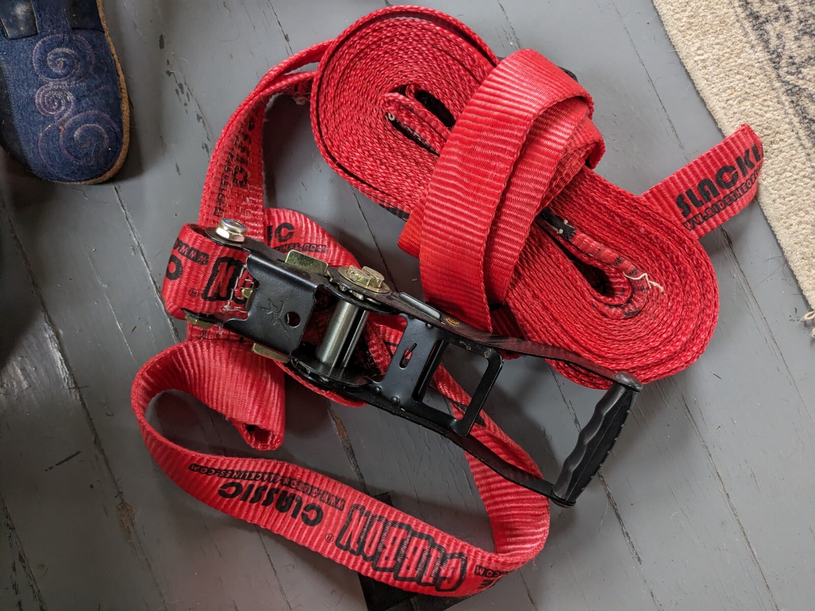 Gibbon Classic Line Slackline Red with Ratchet Tensioner | eBay