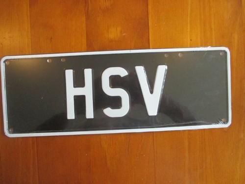 Holden " HSV" NUMBER PLATE HSV SHOW PLATE NEW | eBay