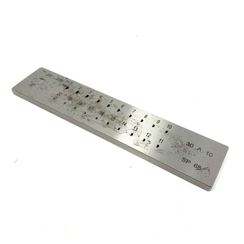 Half Round Draw Plate Wire Pulling Metal Swiss Style Wire Jewellery ...