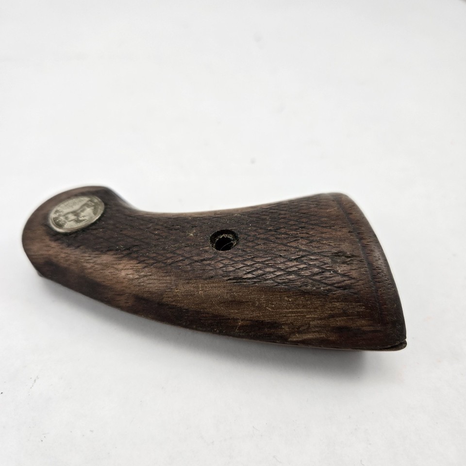 Used Colt Offical Police Wood Grips Grip Revolver E / I Frame | eBay