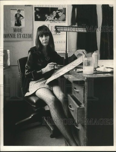 1968 Press Photo Fashion and Costume Designer Theadora Van Runkle in ...