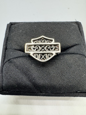 Authentic Harley Davidson Filigree Ring Size 6.5 Stamped 925 HD | eBay
