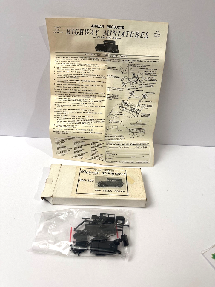 LOT OF TEN JORDAN PRODUCTS HIGHWAY MINIATURES HO SCALE 1/87 | eBay