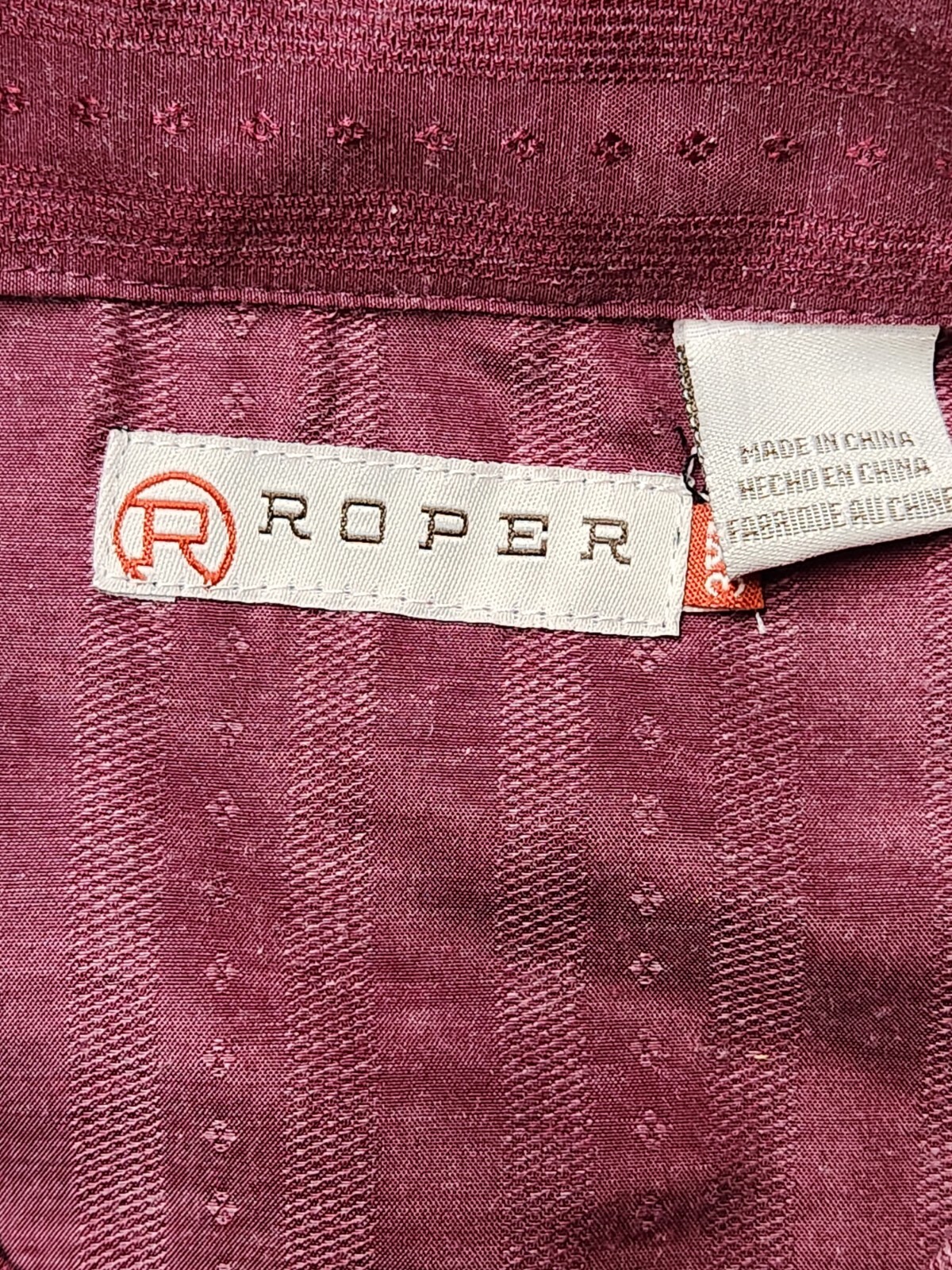 Roper 3X Mens Pearlsnap Western Wear Cowboy Rodeo Ra… - Gem