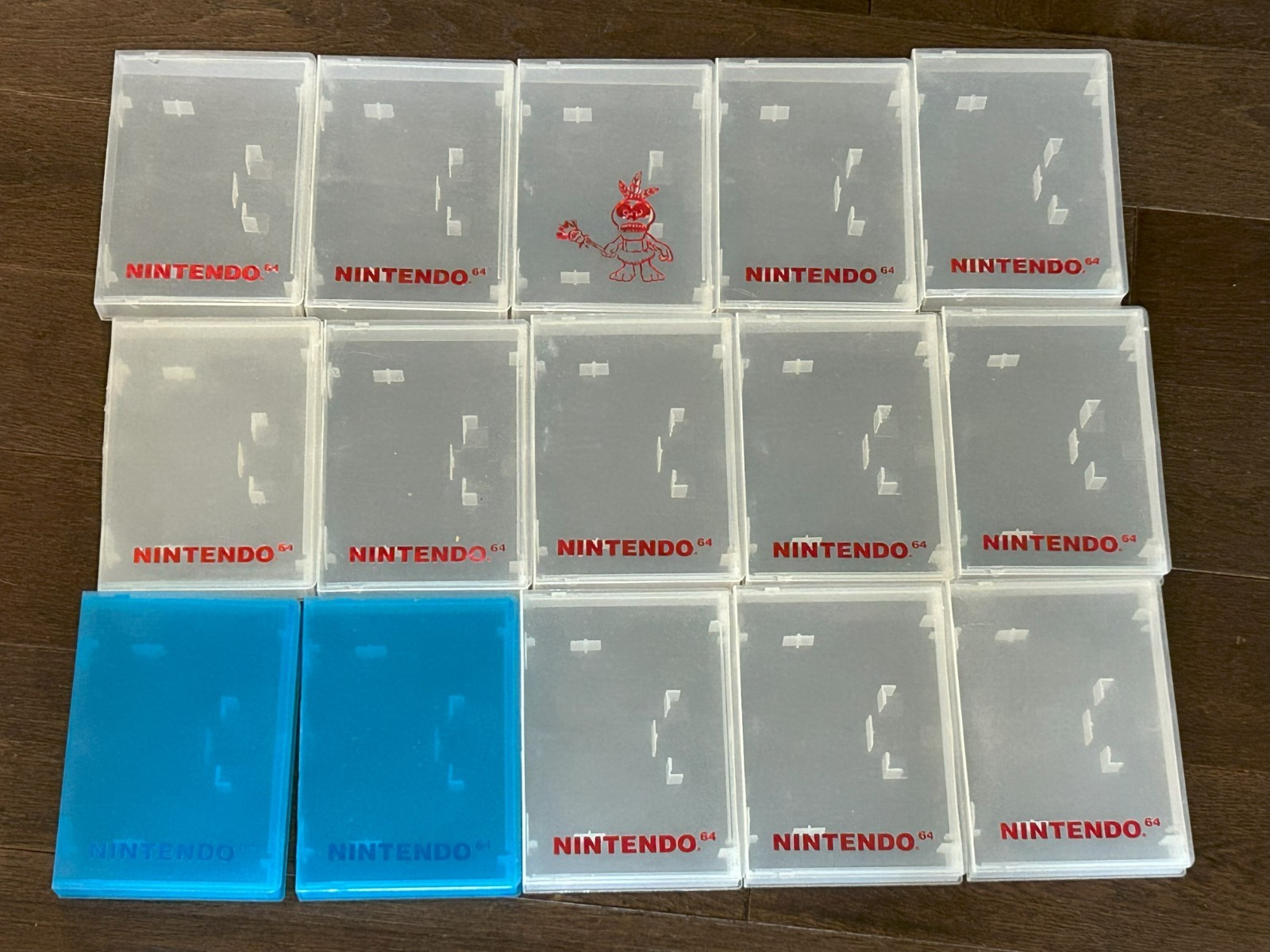 Lot of 15 Nintendo 64 N64 Storage Plastic Clamshell Case OEM *All ...