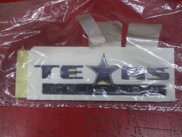 GM OEM Texas Edition Chrome Emblem Badge Nameplate Front Door Silverado ...