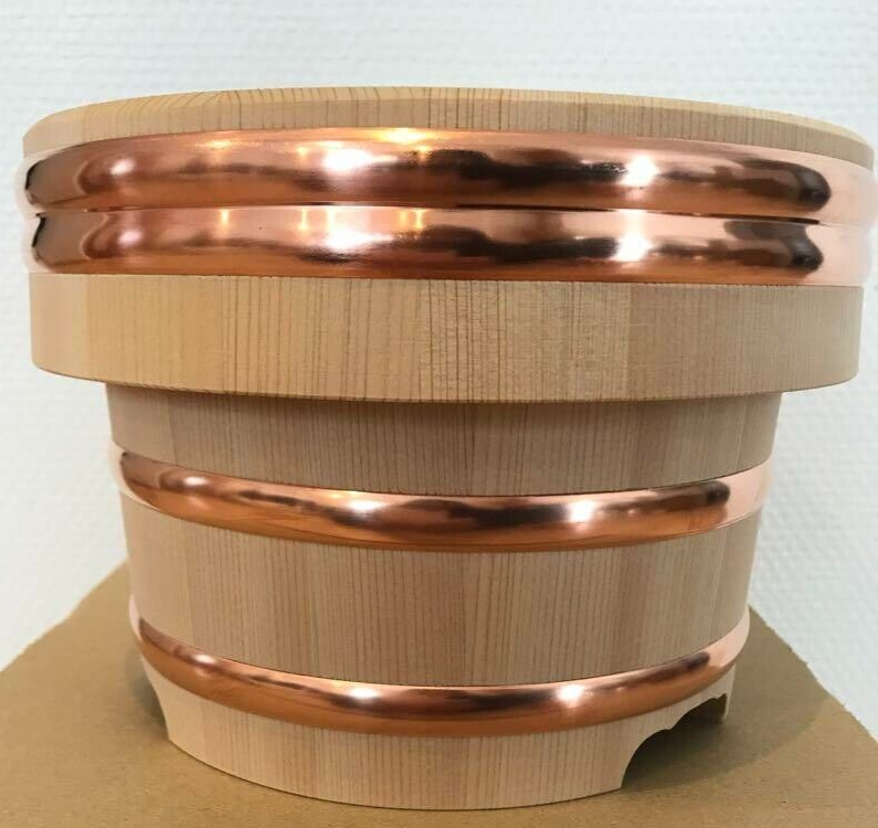 Yamako Wooden Rice jar Ohitsu Tub Edobitsu Sawara CypressNew | eBay
