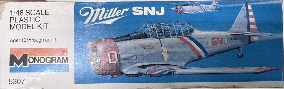 Monogram Miller SNJ Texan 5307 Model Kit 1:48 Kit No. 5307 | eBay