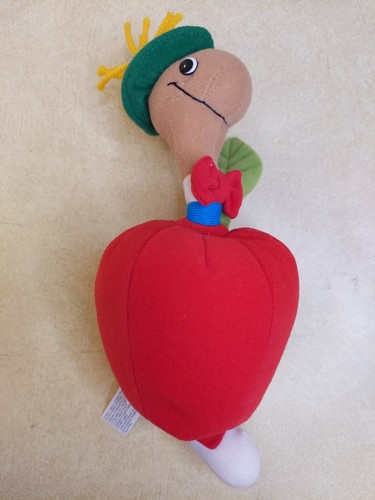 Vintage 1995 Lowly Worm Apple The Busy World of Richard Scarry Gund ...