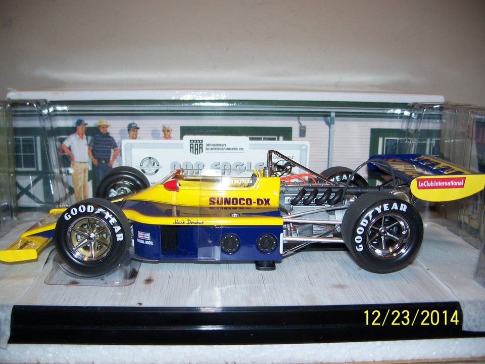 #66 MARK DONOHUE SUNOCO 1973 INDY 500 1/18 CAROUSEL 1 | eBay