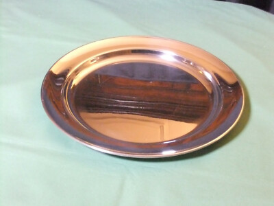 Large Round Plate 36 Cm Gense In Steel | eBay