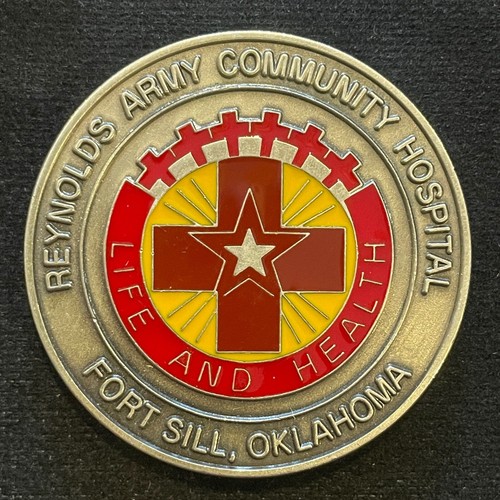 Reynolds Army Community Hospital Commander CSM Challenge Coin | eBay