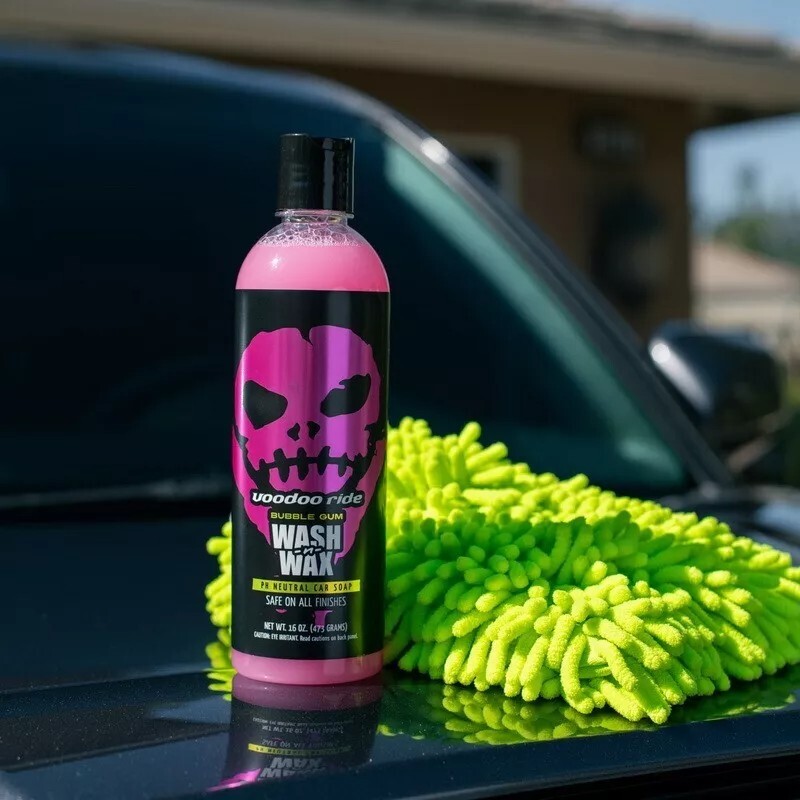 16oz Voodoo Ride Pink Car Wash Soap Bubble Gum Scented Foam Carnauba ...