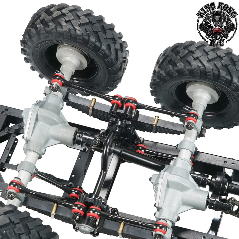Kingkong RC 1/12th CA30/ZISL-151 6x6 RC Car Crawler Truck Metal Chassis ...
