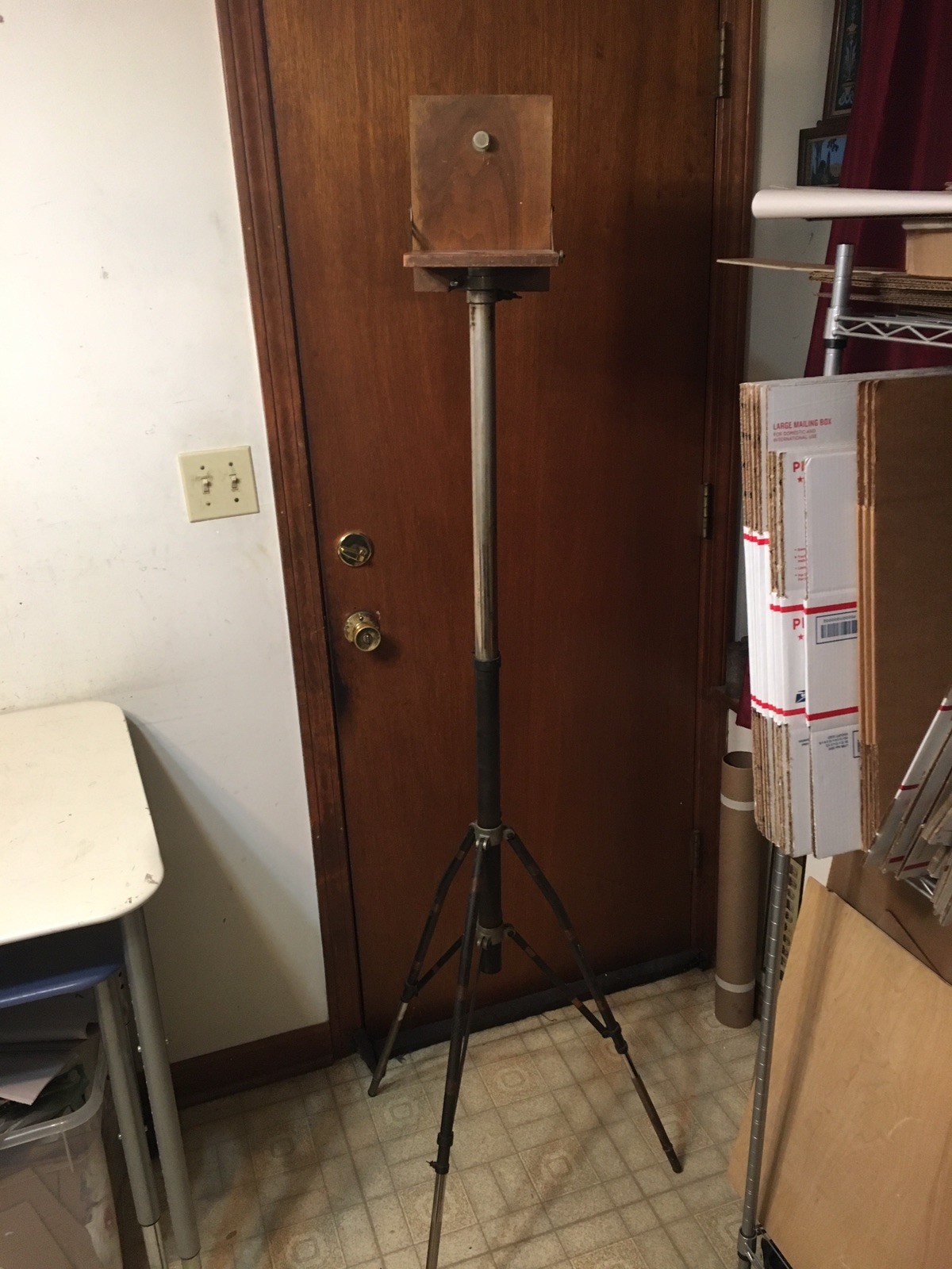 Rare Antique Portable Camera Tripod Japanned Copper Flash Finish Ley ...