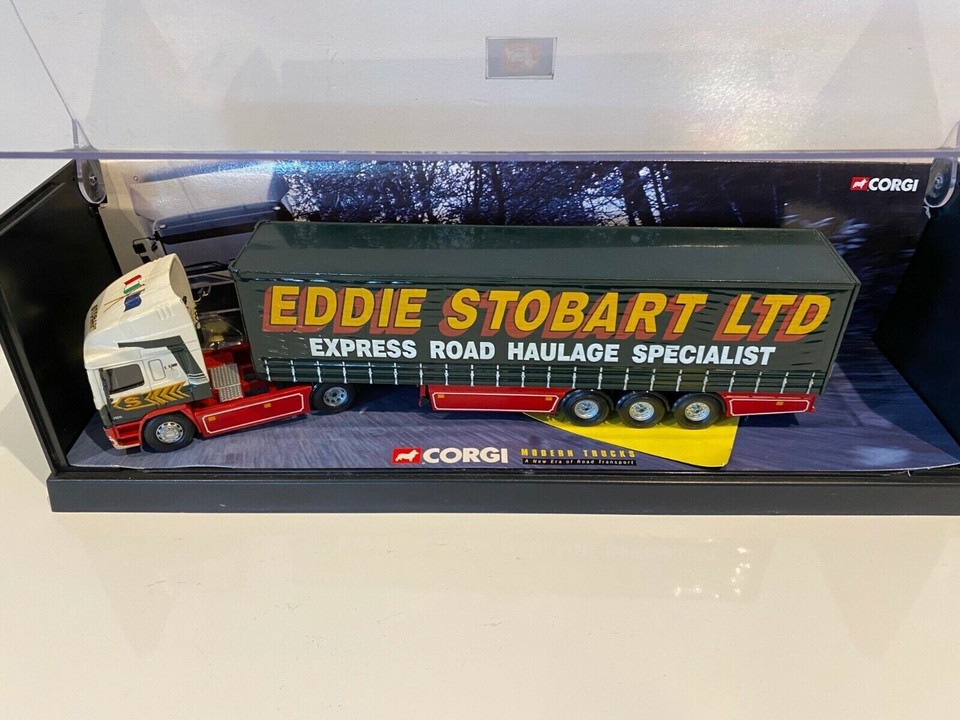 Corgi 1/50 Scale Diecast - 75201 ERF Curtainside Eddie Stobart Ltd ...