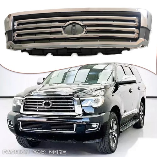 53101-0c080 Chrome Grille w/ Bracket for Toyota Sequoia TRD Sport 2018 ...