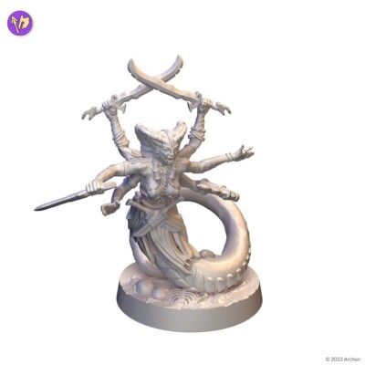 LAMIA ASAKIR MINIATURE /WORLD OF DEUSLAIR/ DUNGEONS & LASERS G857 | eBay
