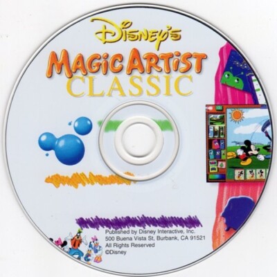 Disney's Magic Artist Classic (Ages 4-8) (PC-CD, 1997) - NEW CD in ...