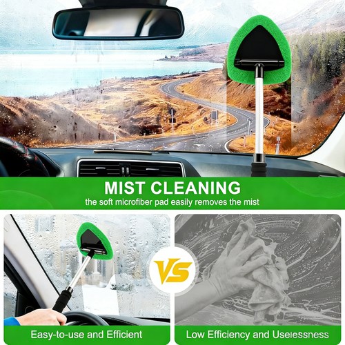 Windshield Cleaning Tool Kit Car Window Glass Wiper Cleaner Brush Pad ...