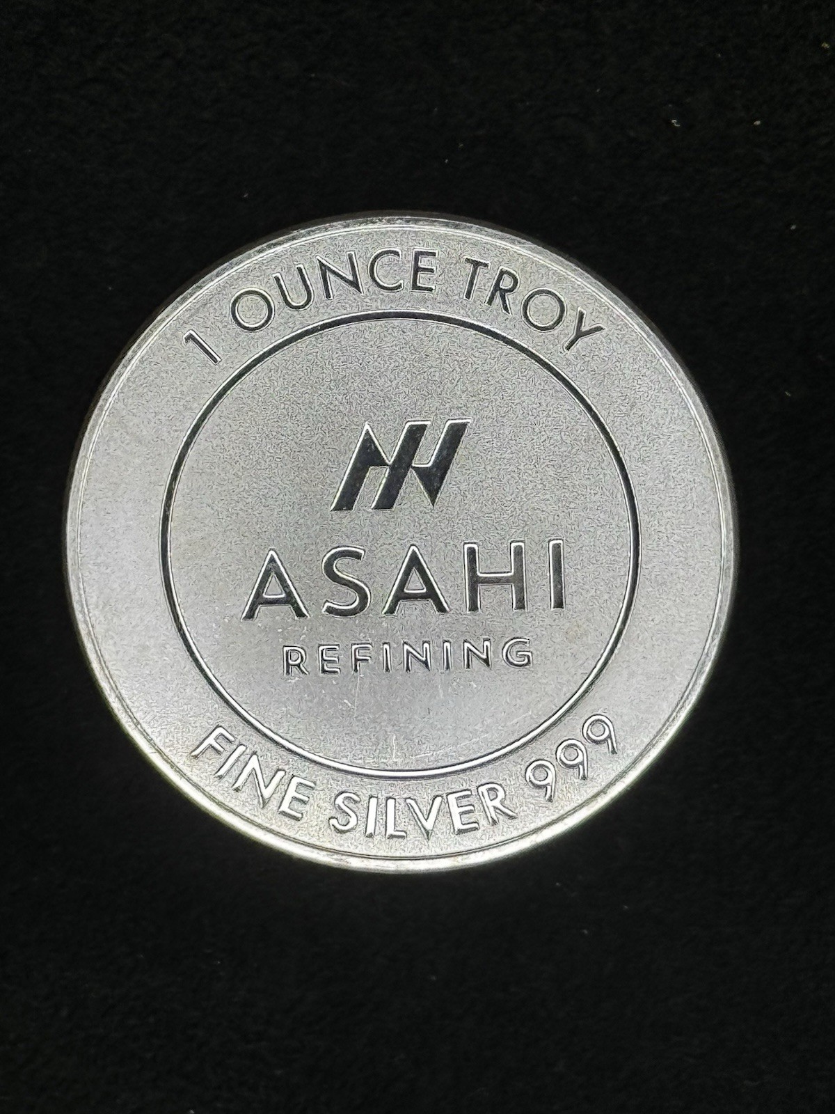 1 Oz ASAHI REFINING .999 FINE SILVER ROUND | eBay