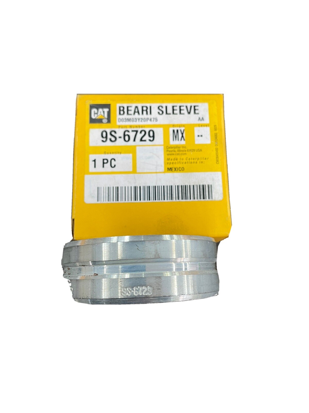 GENUINE CATERPILLAR CAT Part # 9S-6729 BEARI SLEEVE for 235 571G 572G ...