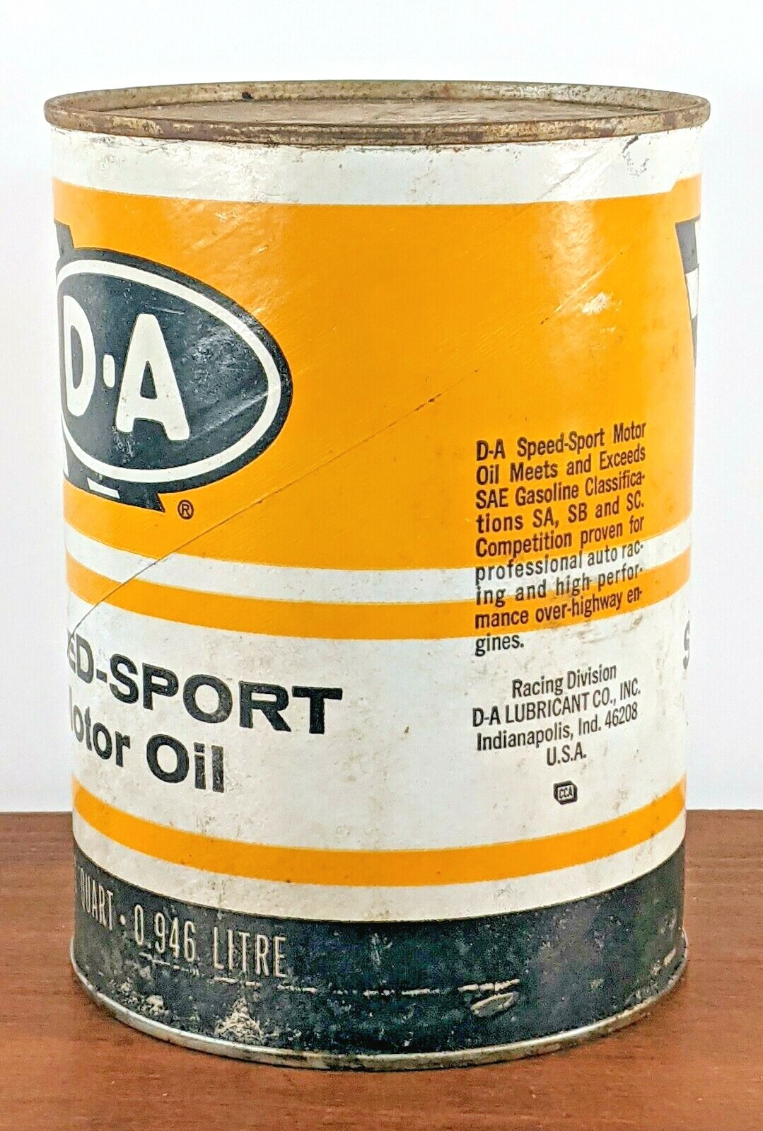 DA Speed Sport Motor Oil Quart COMPOSITE Can Vintage | eBay