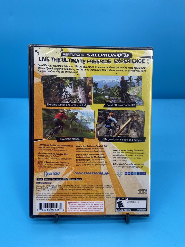 Mountain Bike Adrenaline (Sony PlayStation 2, 2007) New Sealed PS2 Game ...