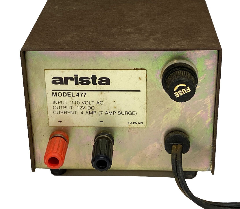 Arista Model 477 110V AC/12V DC Solid State Regulated Power Converter OS | eBay