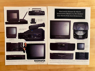 1992 Vintage Ad Magnavox Camcorder Television Stereo CD Player | eBay