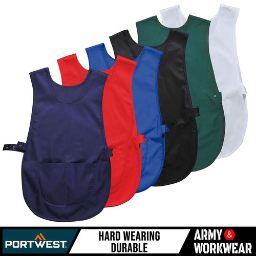 Portwest Tabard avec Poche Traiteur Food Industrie Réglable Nettoyage ...