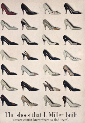 1961 I Miller: Shoes That I Miller Built Vintage Print Ad | eBay