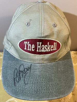 Pat Day Autographed Signed 1999 Haskell Monmouth Park Snapback Hat Cap ...