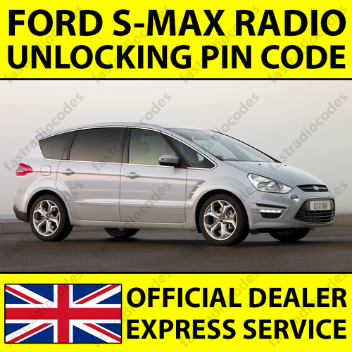 FORD S-MAX RADIO UNLOCKING PIN CODE FOR SONY 6000 CD 4500 RDS ...