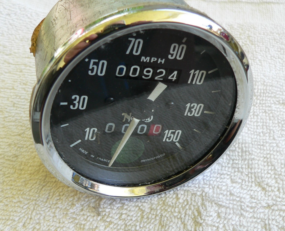 VINTAGE NORTON 150 MPH COMMANDO VEGLIA SPEEDOMETER | eBay