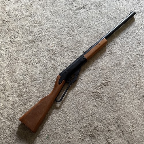 Vintage DAISY Wood Stock Model 95B Lever Action BB Gun - Air Rifle ...