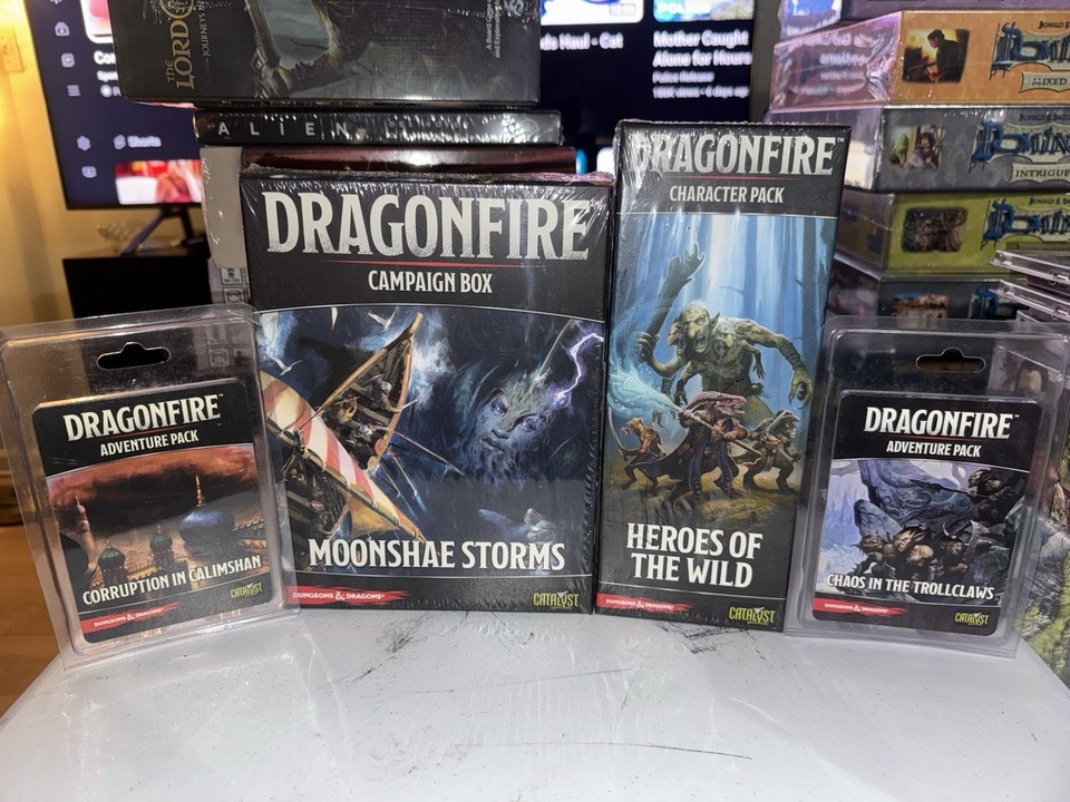 Dragonfire Deck Building Board Game Catalyst Game Lab Expansion Bundle ...