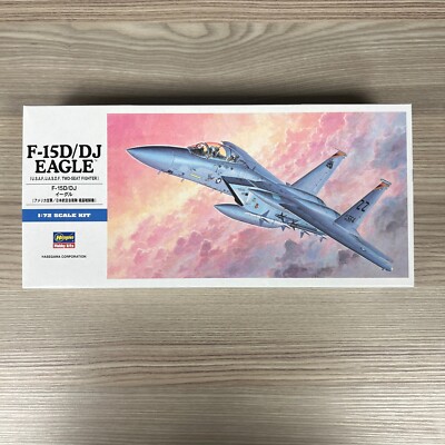 F-15D/DJ EAGLE TWO-SEAT U.S.A.F. FIGHTER MODEL SCALE KIT HASEGAWA 1:72 ...