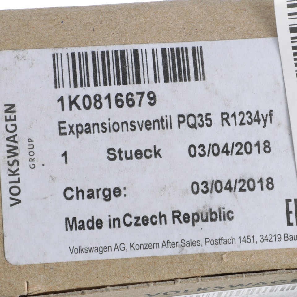 NEW OEM Volkswagen 2012-2022 CC Jetta Passat A/C Expansion Valve 1K0 ...