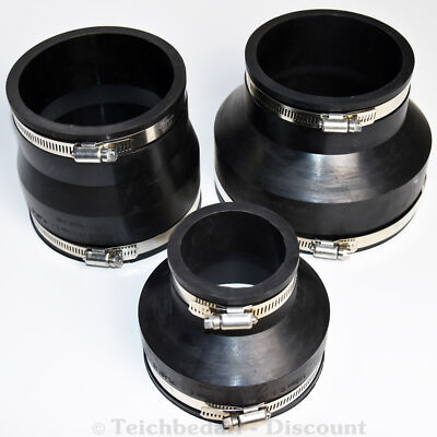 Flexible Reduziermuffe Air-Aqua® Reduzierung PVC Flexmuffe Ø50 63 75 110 125 160 | eBay