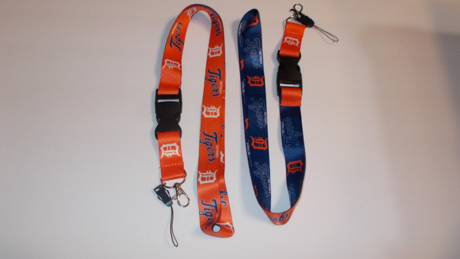 Two Detroit Tigers Lanyards MLB Baseball - Printed on Both Sides 25 ...