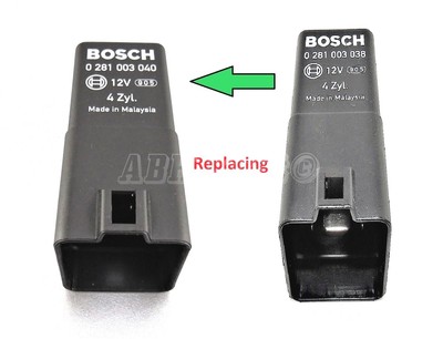 350-Jeep Dodge Diesel 9-Pin Glow Plugs Relay Bosch 0281003040 4-Zyl ...