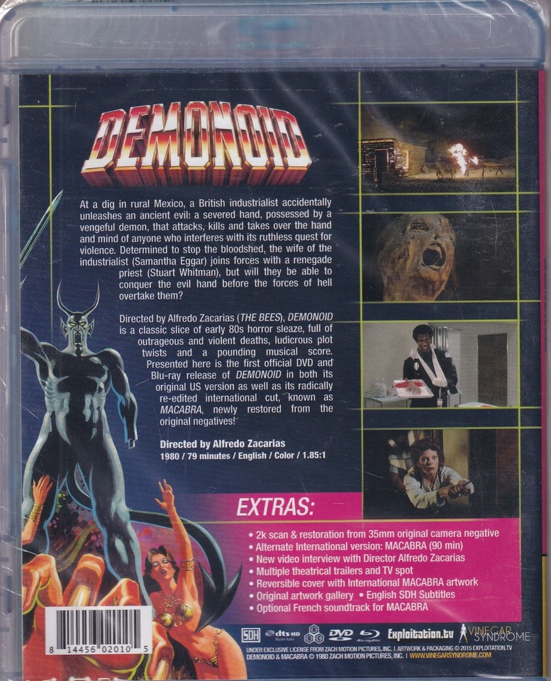 Demonoid (Blu-ray + DVD 1980 / 2016 [i2] 814456020105 | eBay